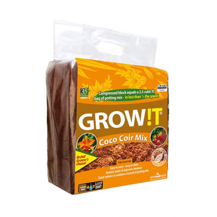 Mụn dừa Coco Coir Mix Grow!t - Đất giá thể trồng caayII Ban Công Xanh